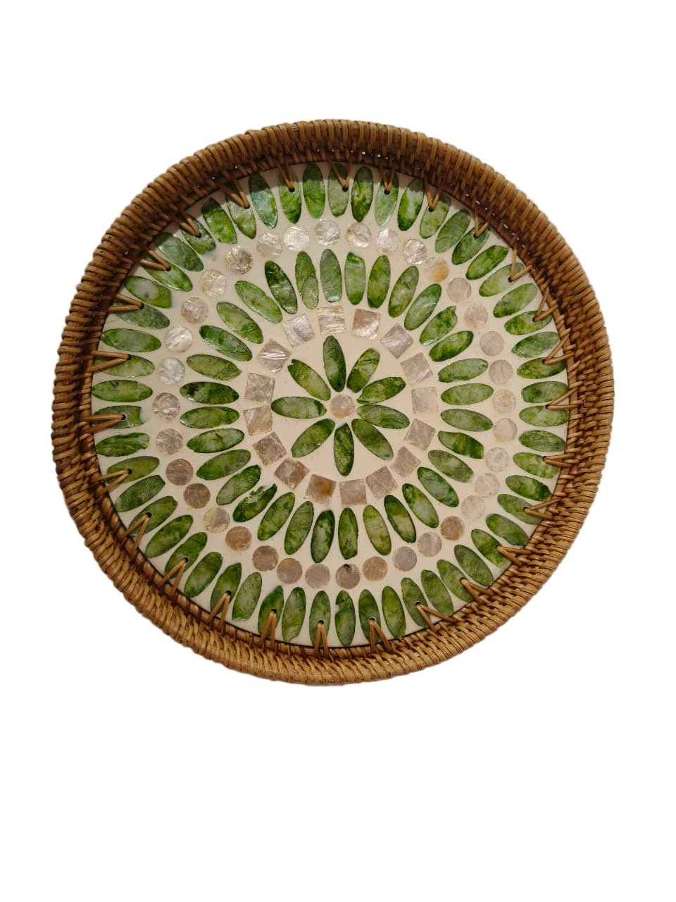 Rattan Tray (30 cm * 30 cm) 14 inch – ECOBASKETINDIA